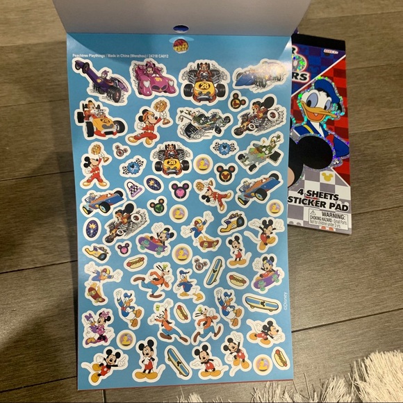 Toys | Mickey Mouse Roadster Racer Stickers | Poshmark